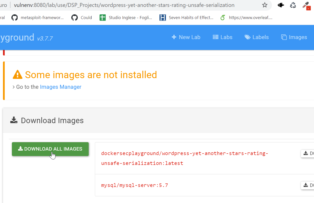 Study PHP Unserialize Object Injection in Yet Another Stars Rating plugin by using Docker ...