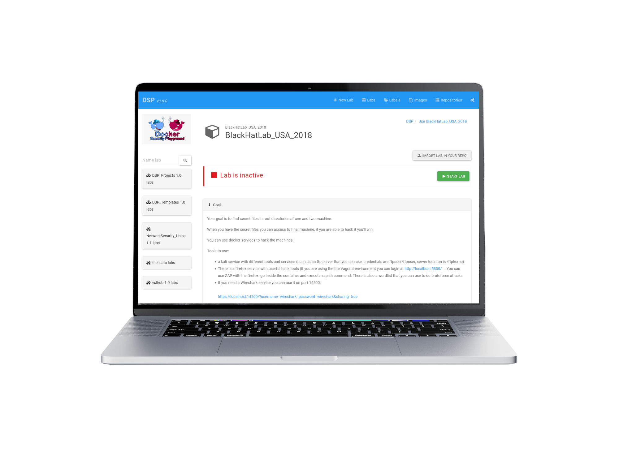 Docker Security Playground - SecSI
